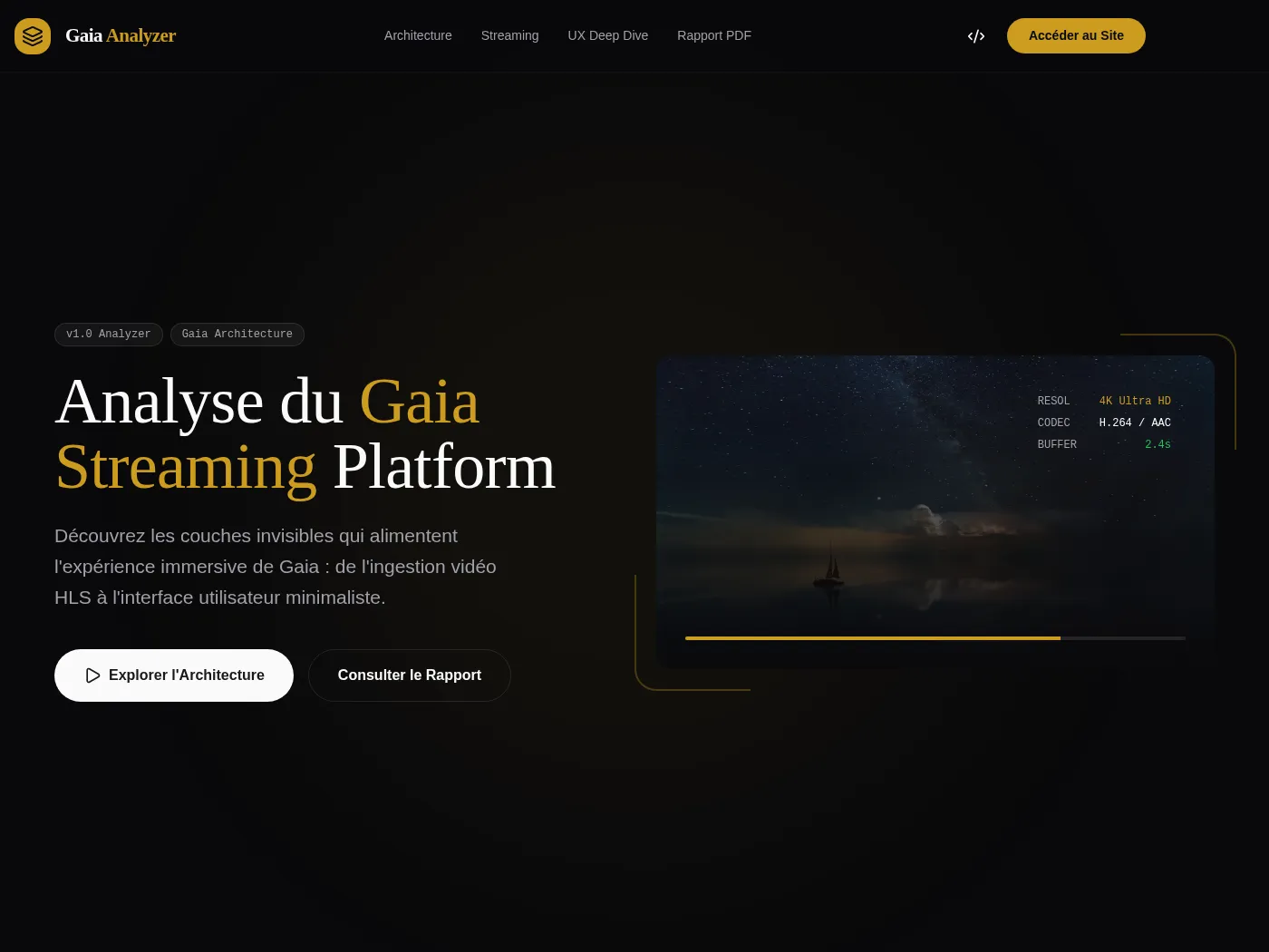 Gaia Video Feature Analyzer