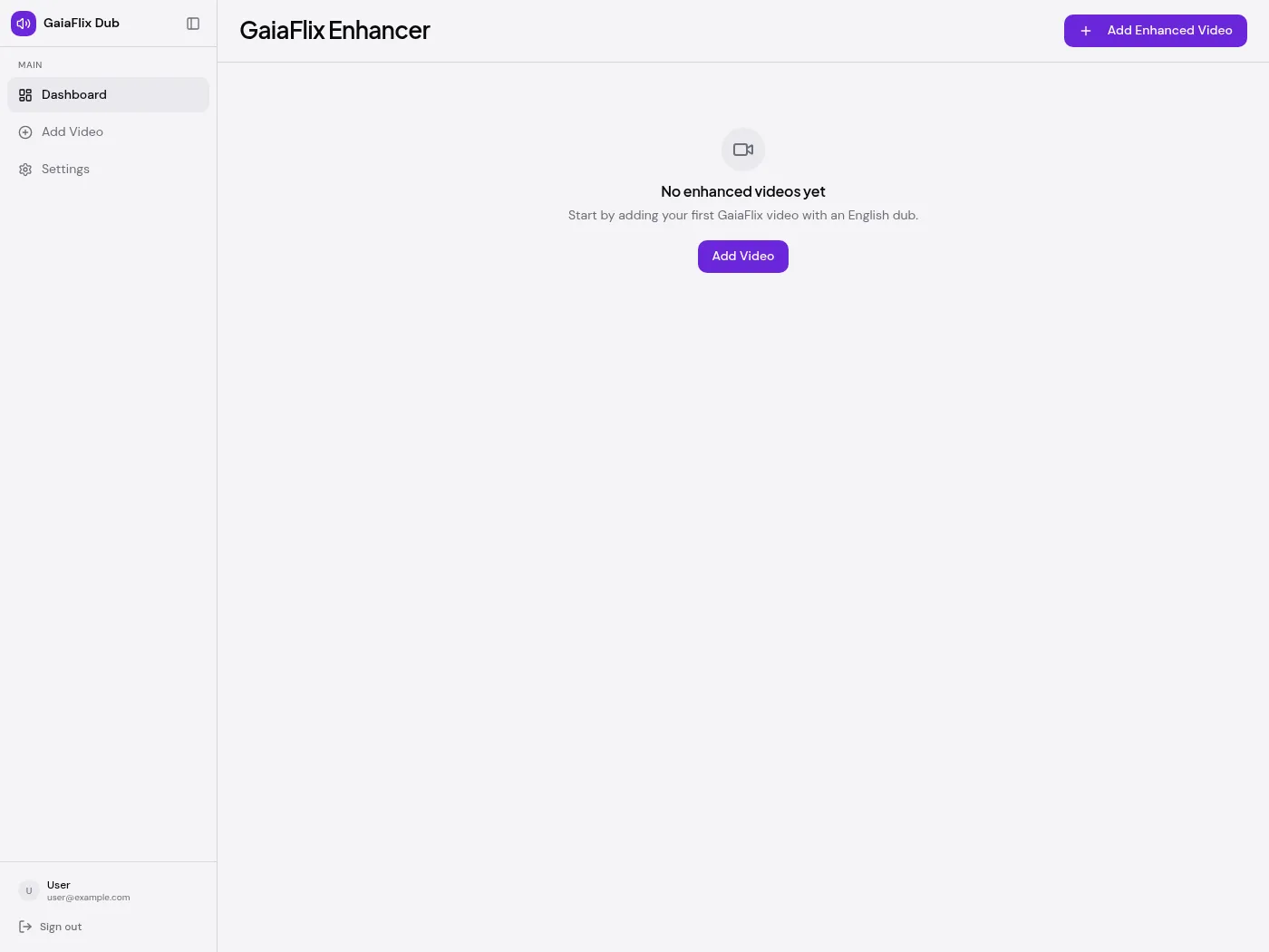 GaiaFlix Dub Enhancer