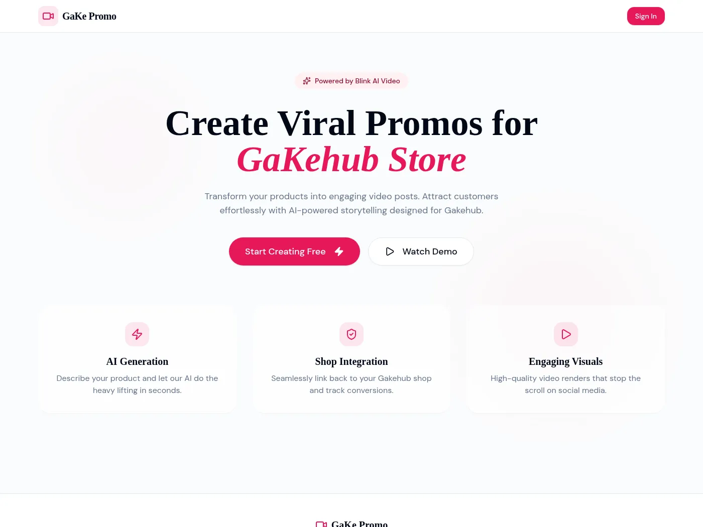 Gakehub Shop Video Promo
