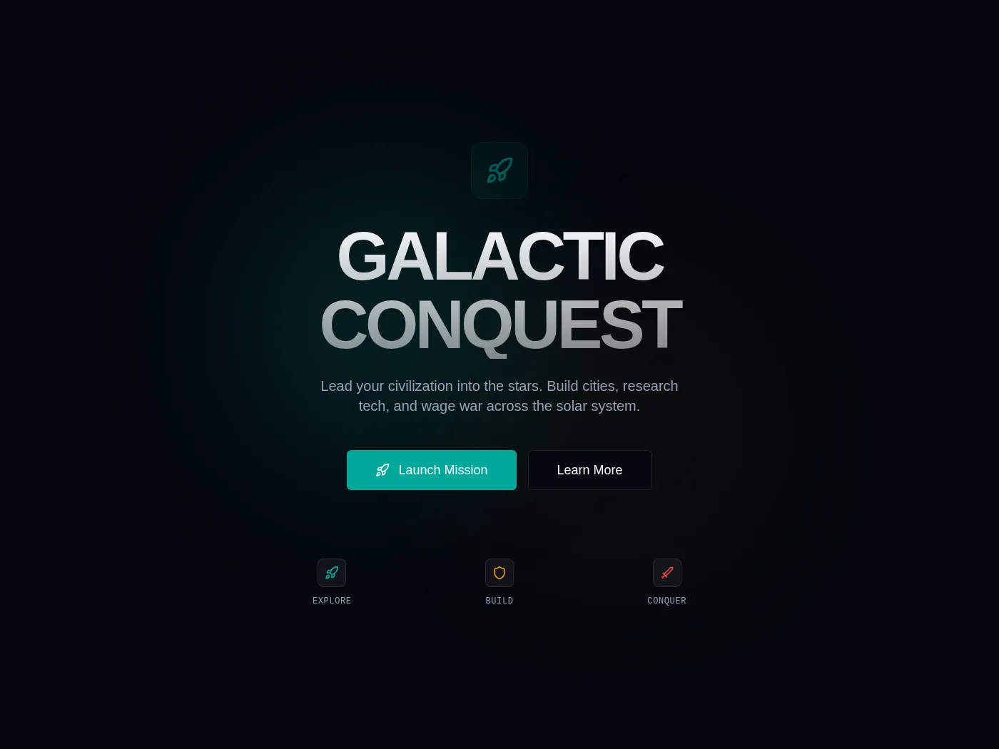 Galactic Conquest Game