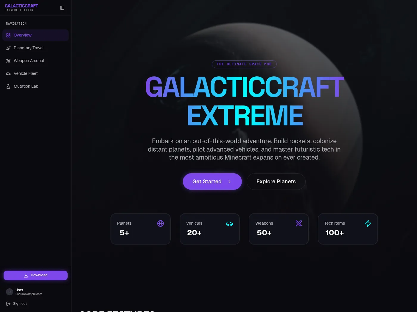 GalacticCraft Extreme