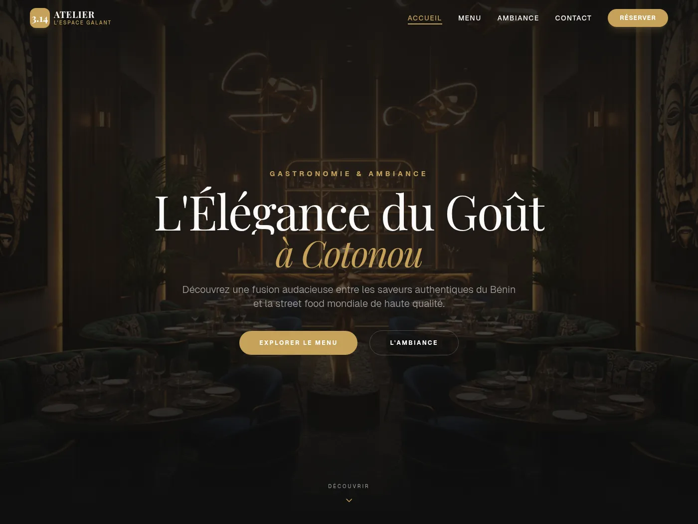 Galant Bistro Showcase