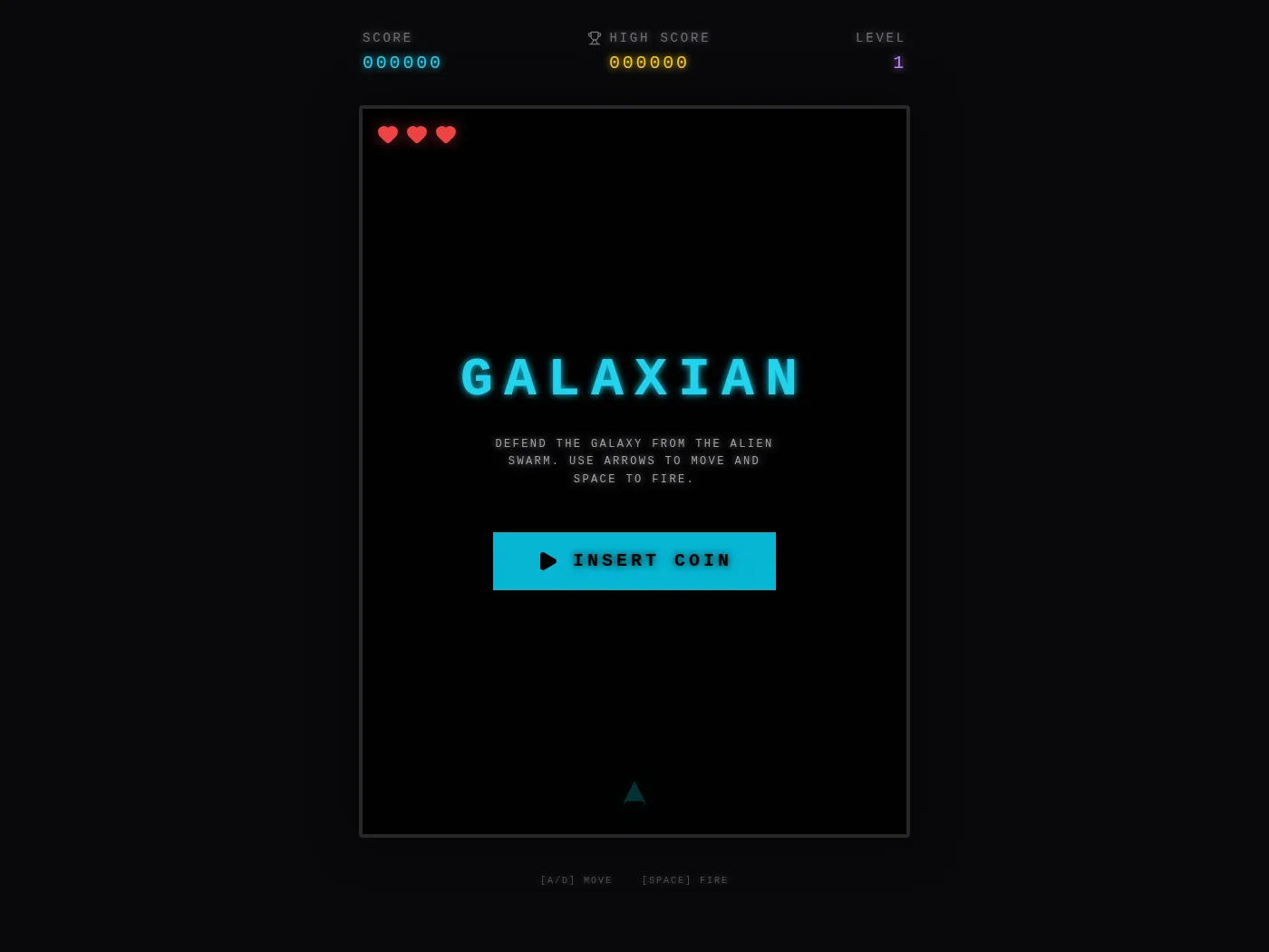 Galaxian Classic Game
