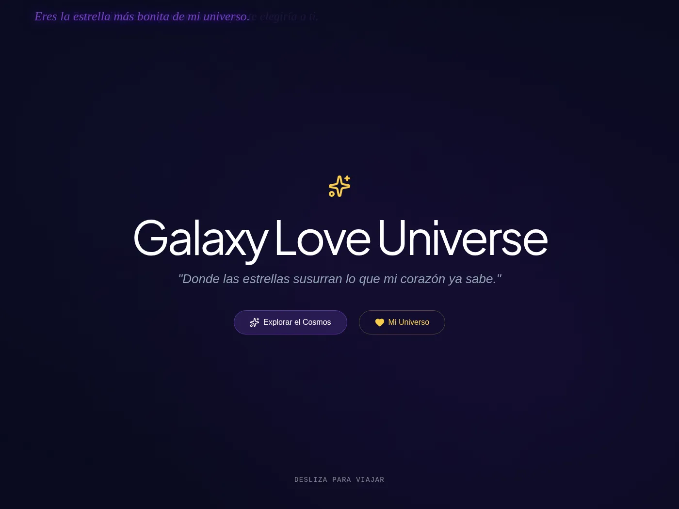 Galaxy Love Universe