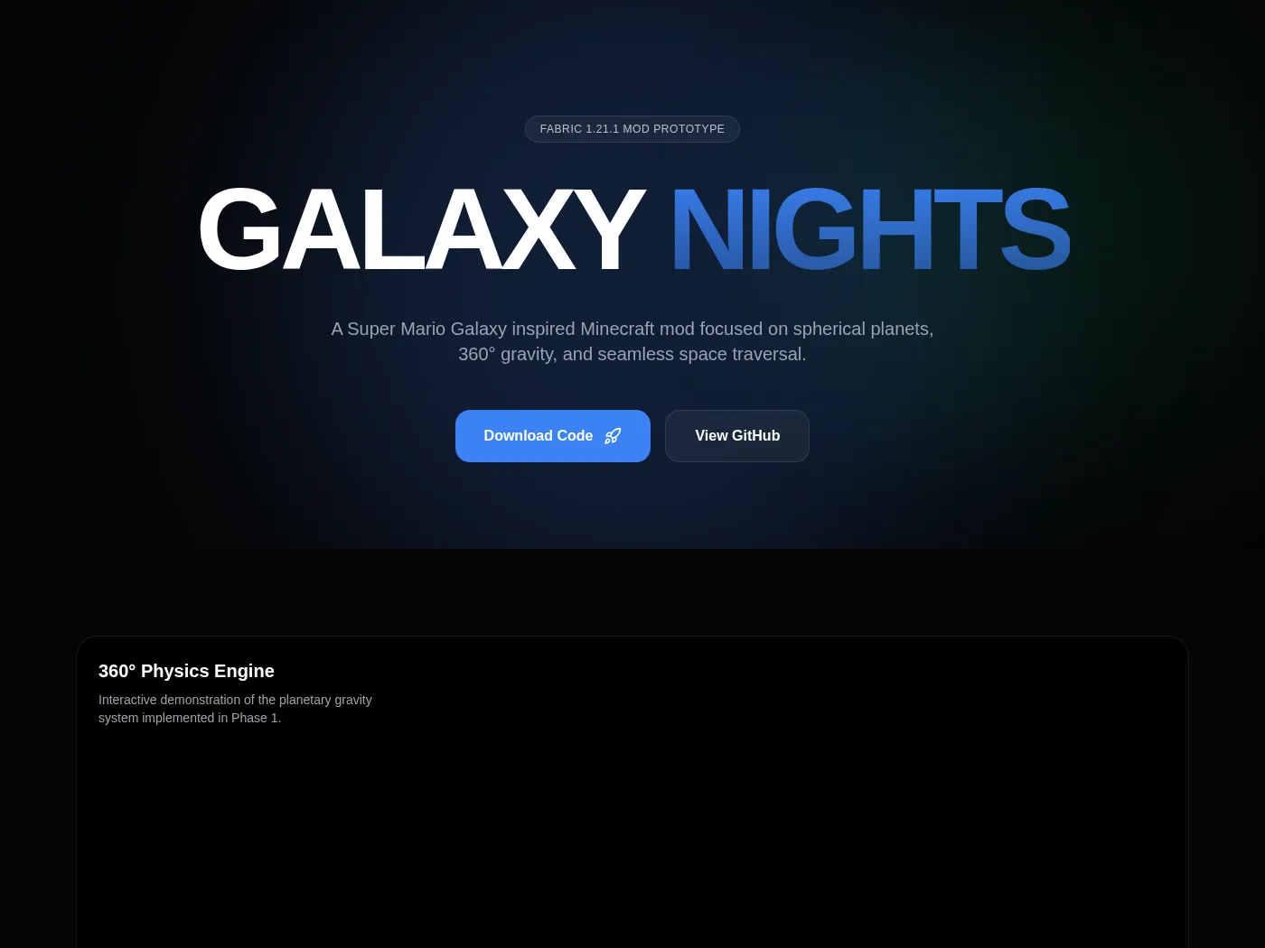 Galaxy Nights Mod
