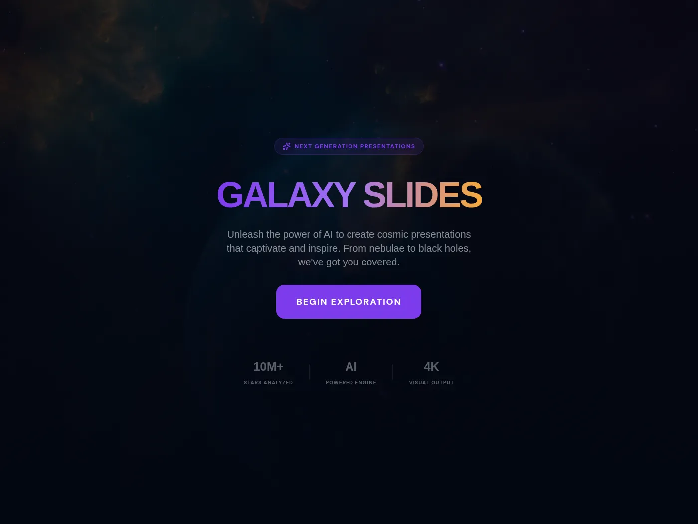 Galaxy Slides
