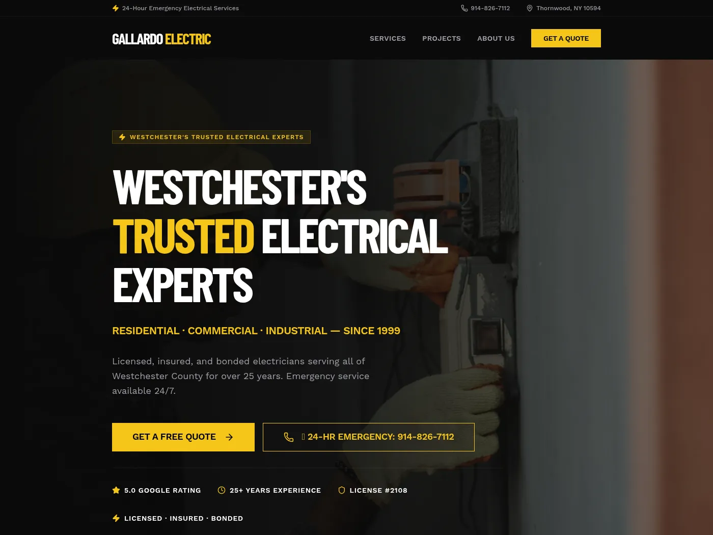 Gallardo Electric Web Rebuild