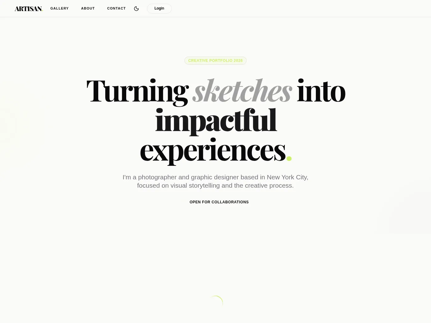 Gallery Portfolio Site