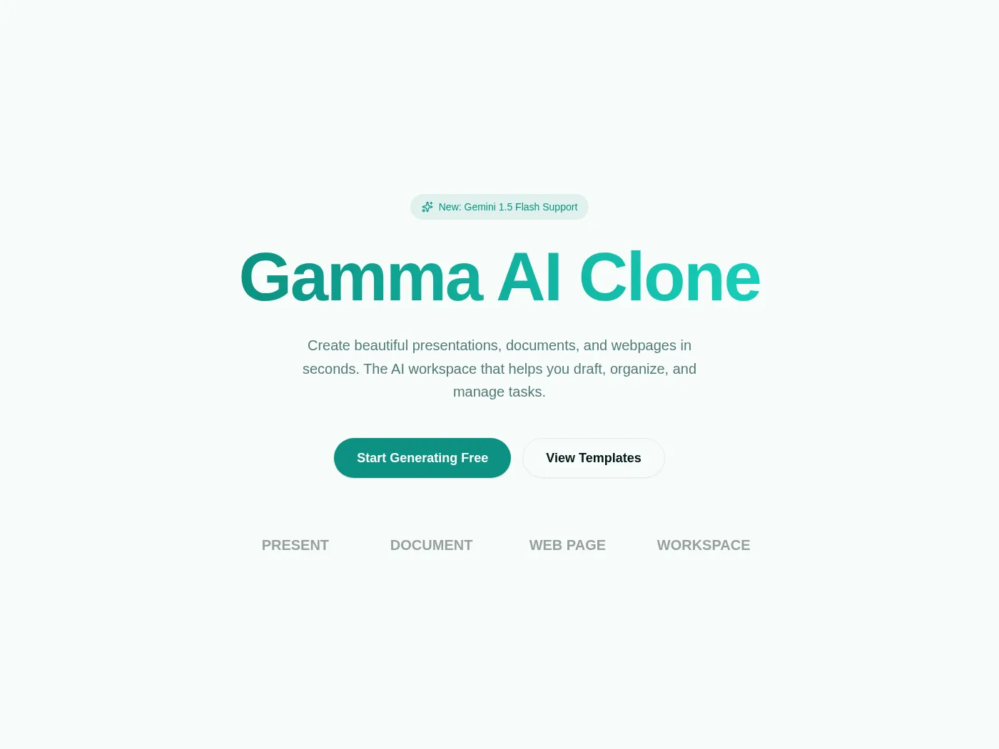 Gama AI Clone
