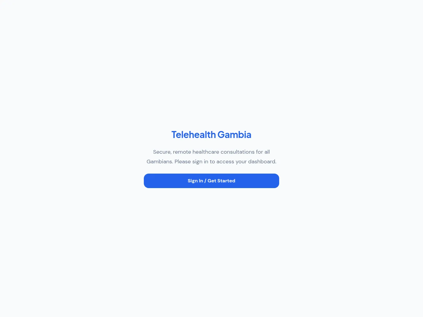 Secure Telehealth Gambia