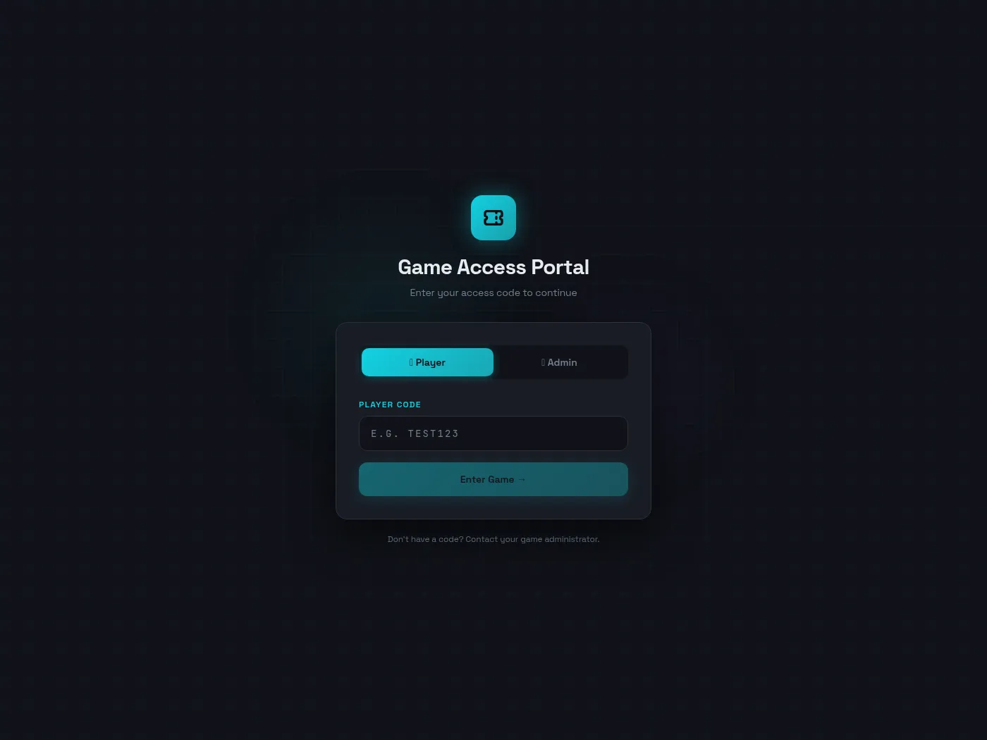 Game Access Portal