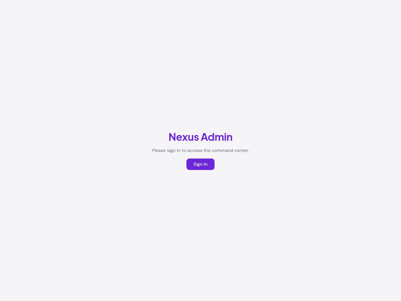 Game Admin Panel