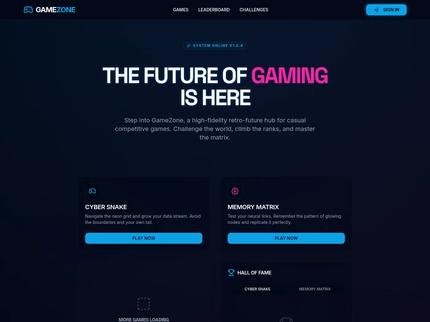 GameZone App