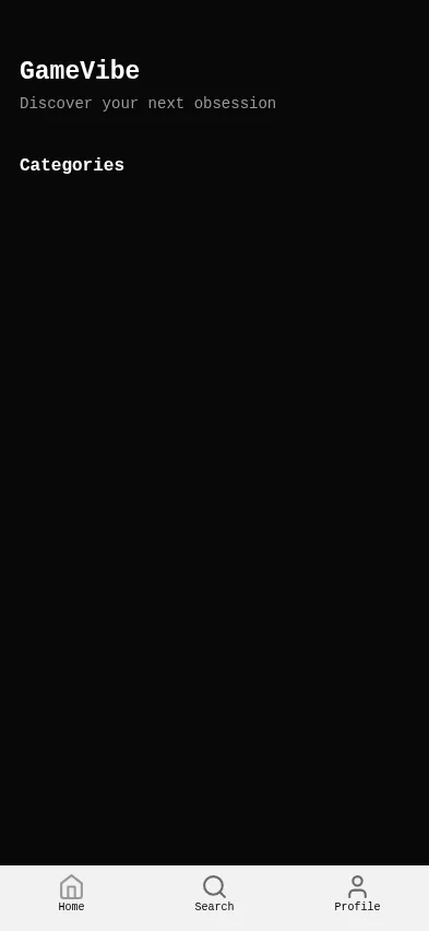 GameVibe App
