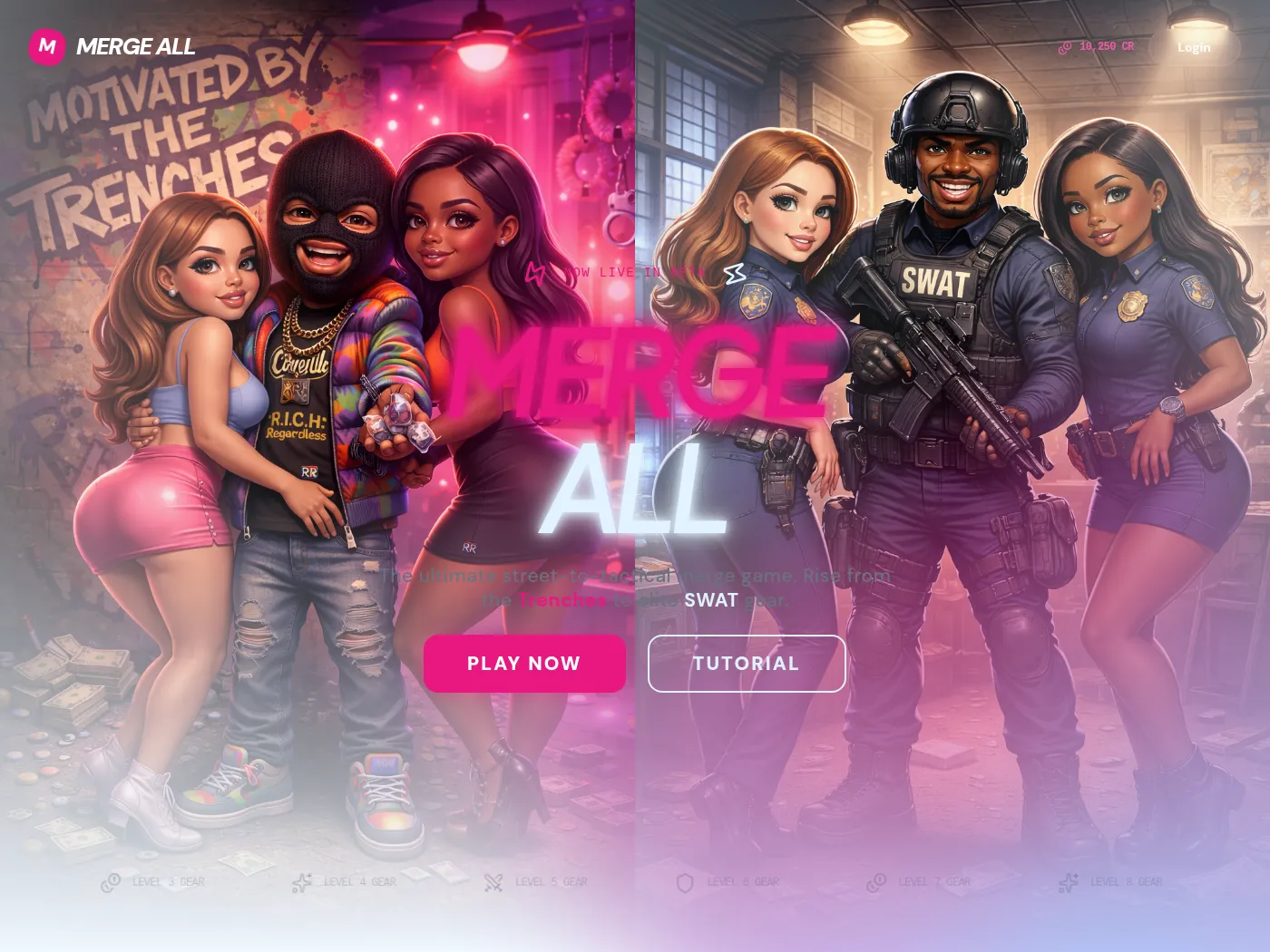 MergeAll Game Homepage
