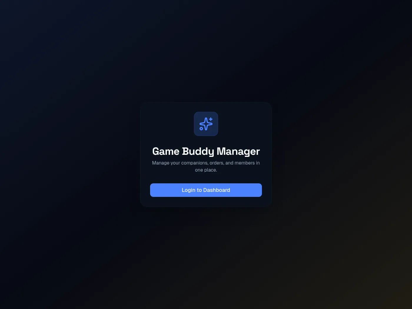 Game Buddy Manager