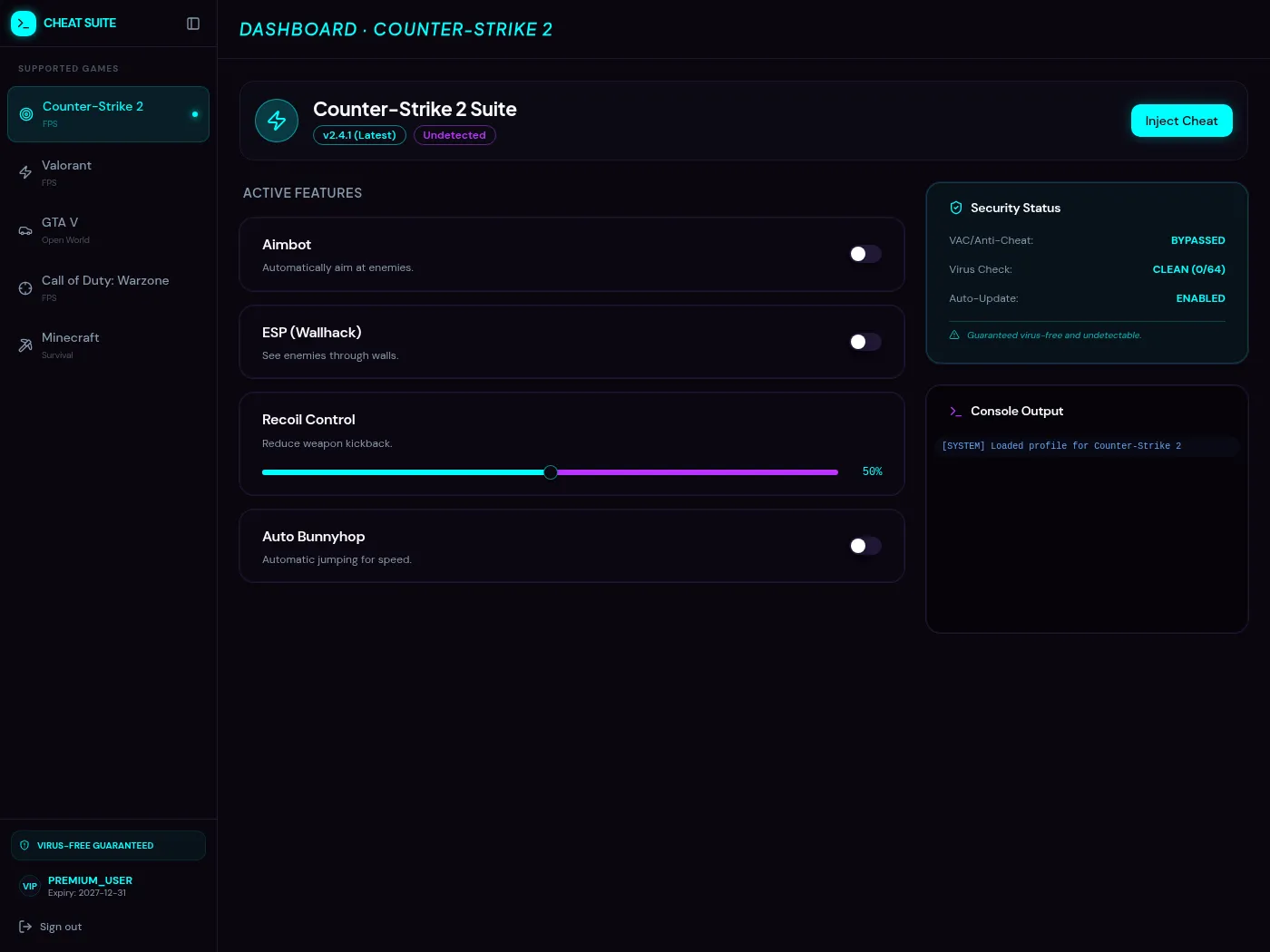 Universal Game Cheat Suite