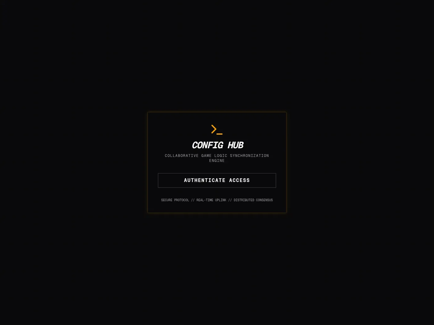Game Code Configuration