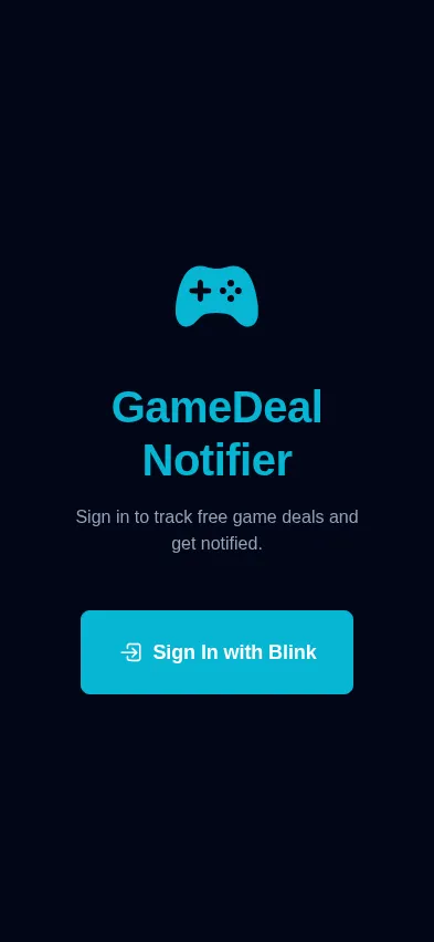 GameDeal Notifier