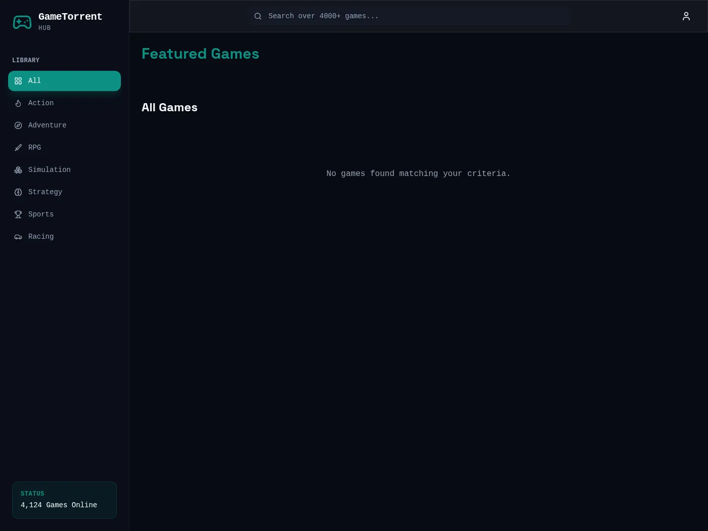 GameTorrent Hub