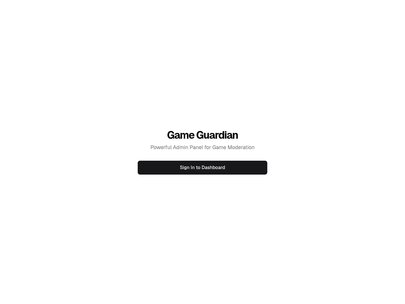Game Guardian Admin