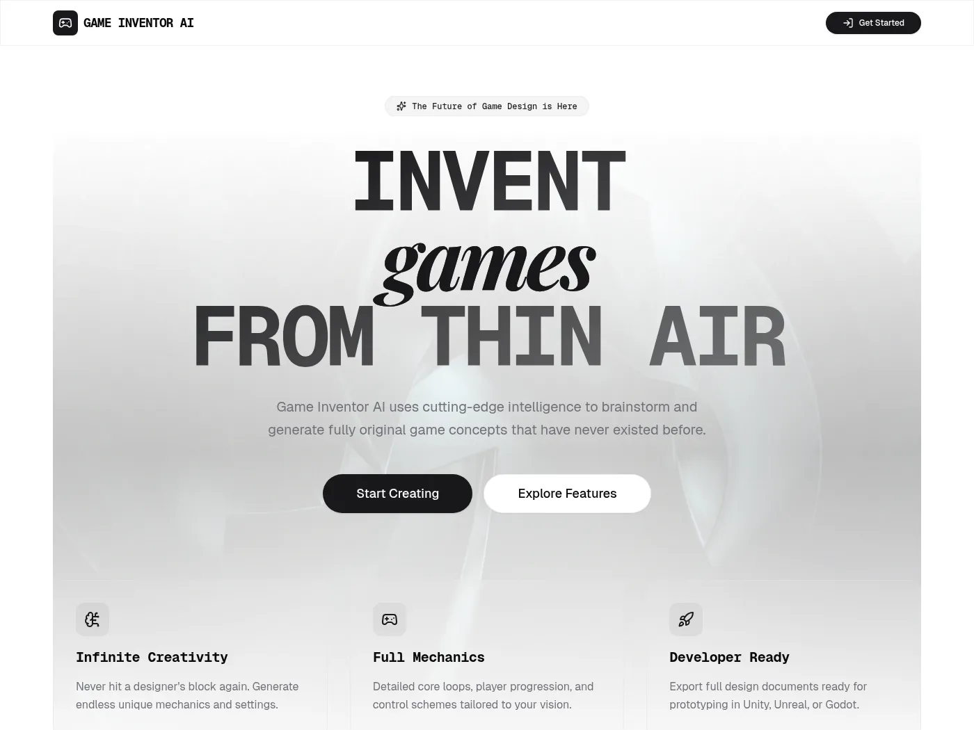 Game Inventor AI