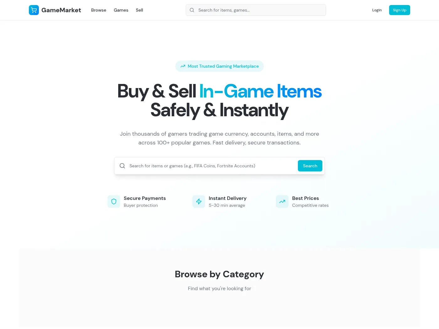 Game Item Marketplace