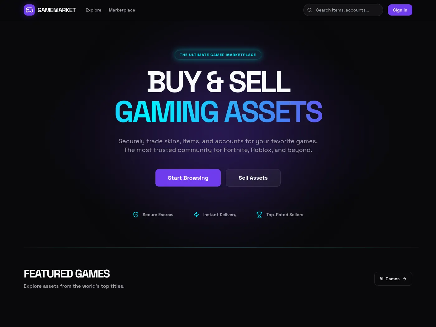 GameMarket Exchange