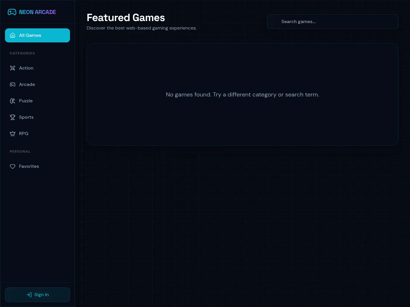 Game Portal Hub