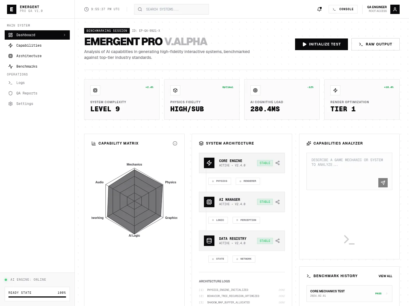 Emergent Pro Games QA