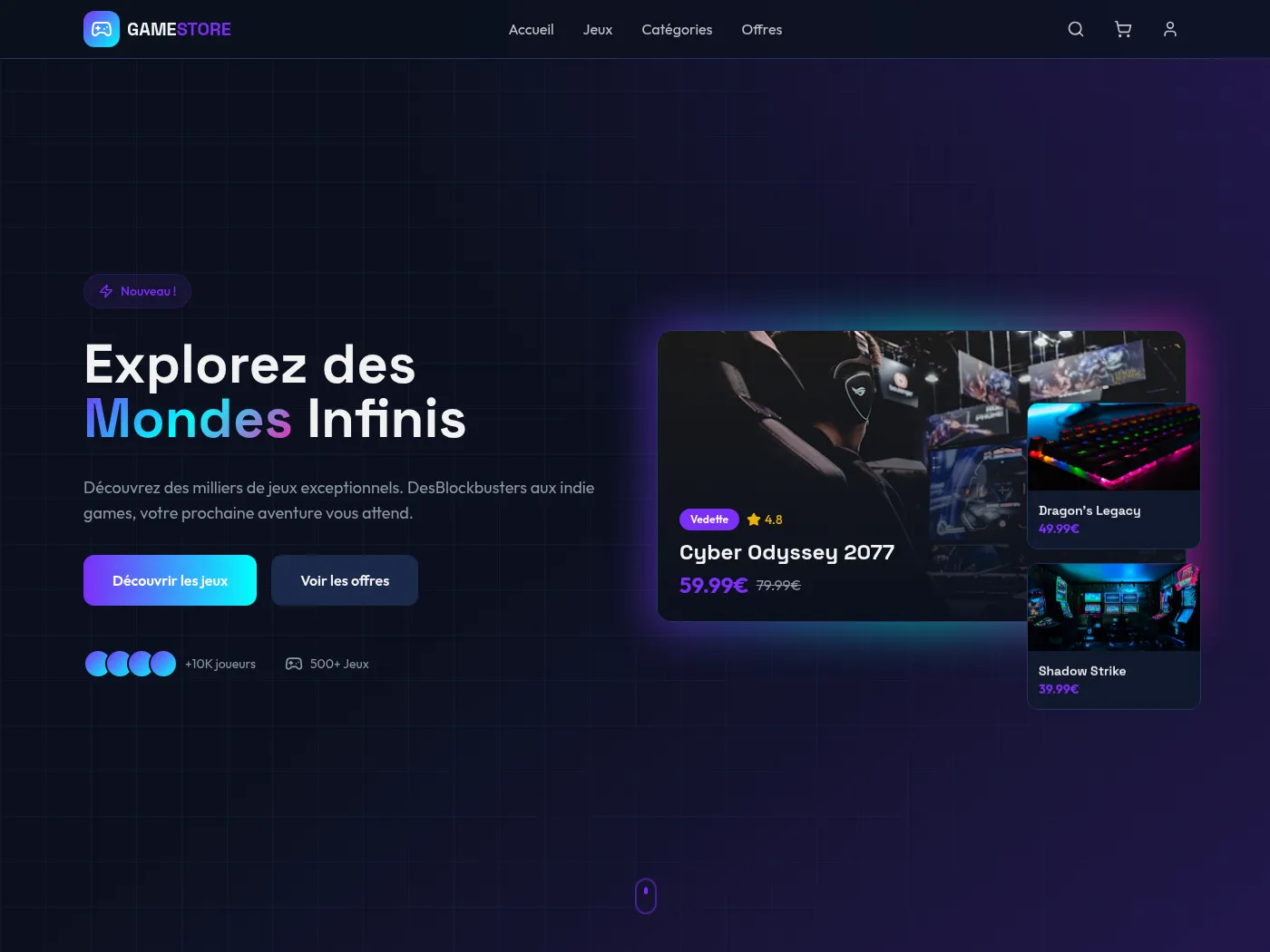 GameStore Webfront