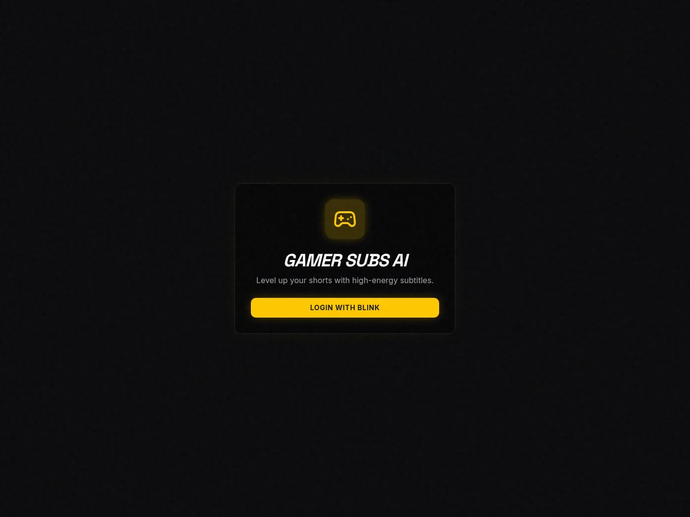 Game Subtitles Generator