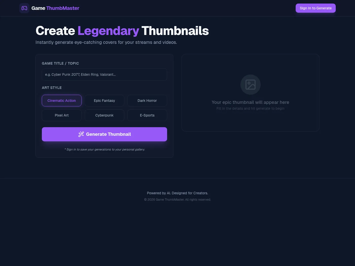 Game ThumbMaster