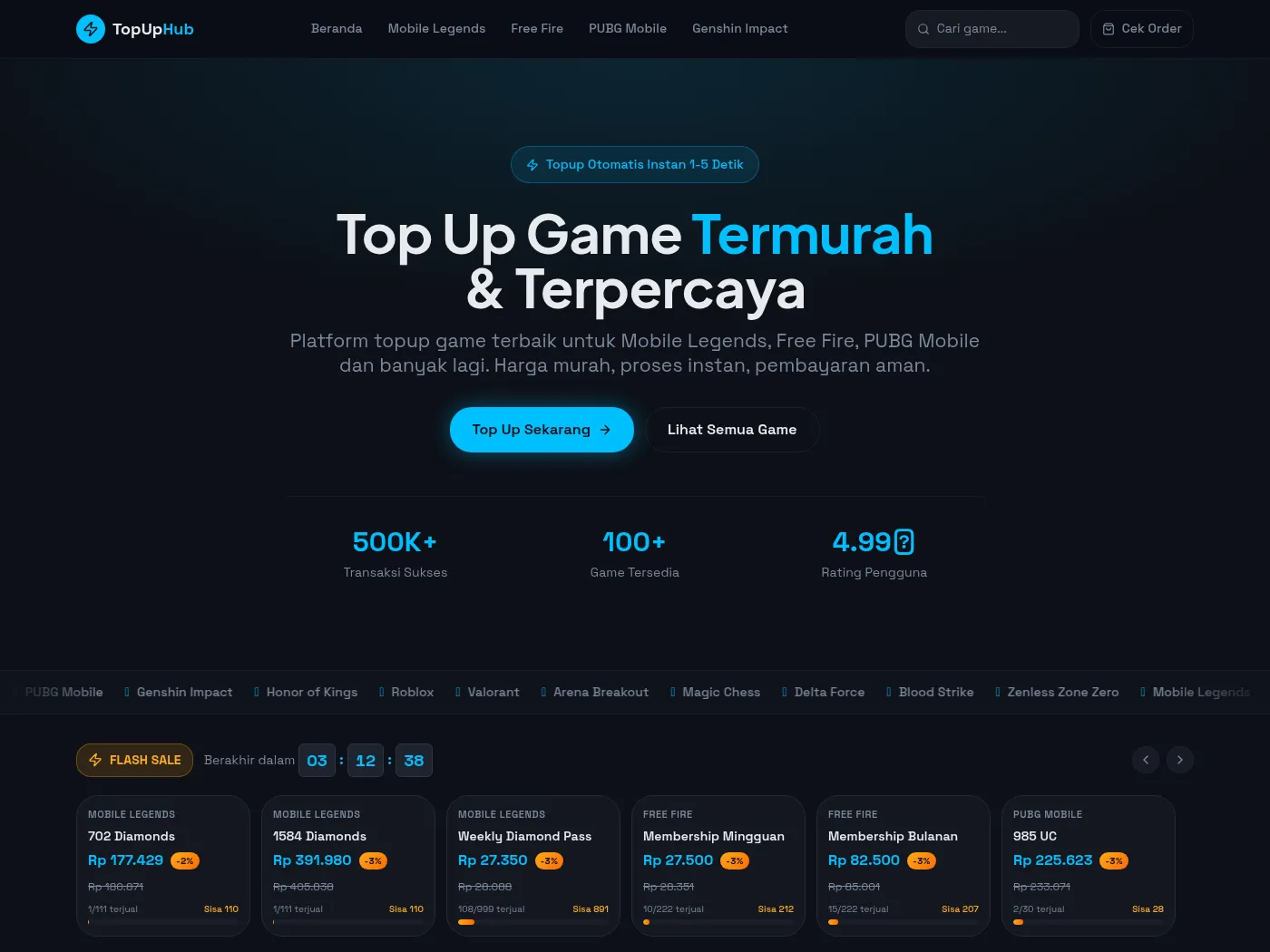 Game TopUp Hub