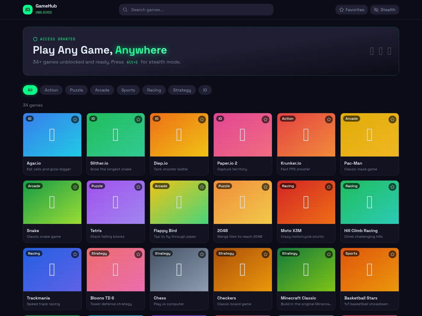 School Game Unblocker