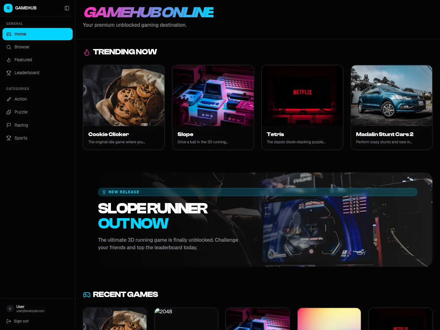 GameHub Online
