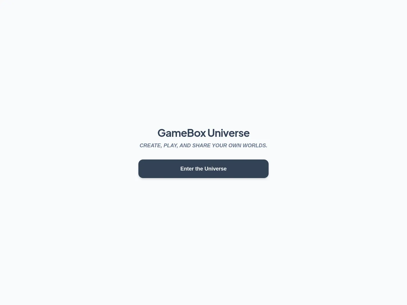 GameBox Universe