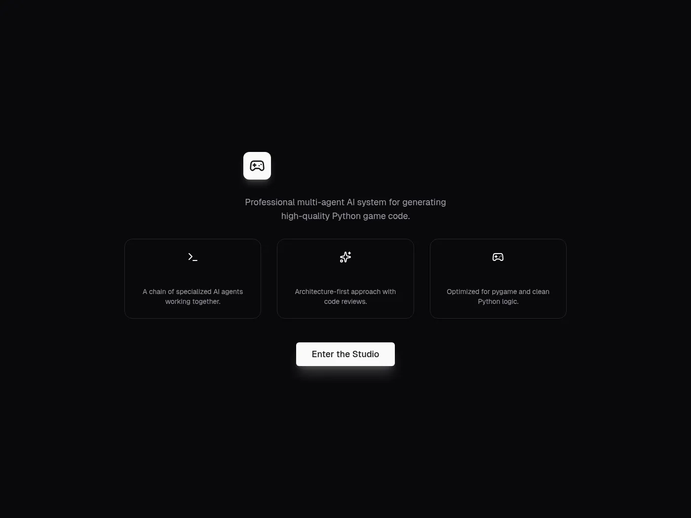 GameCode AI Studio