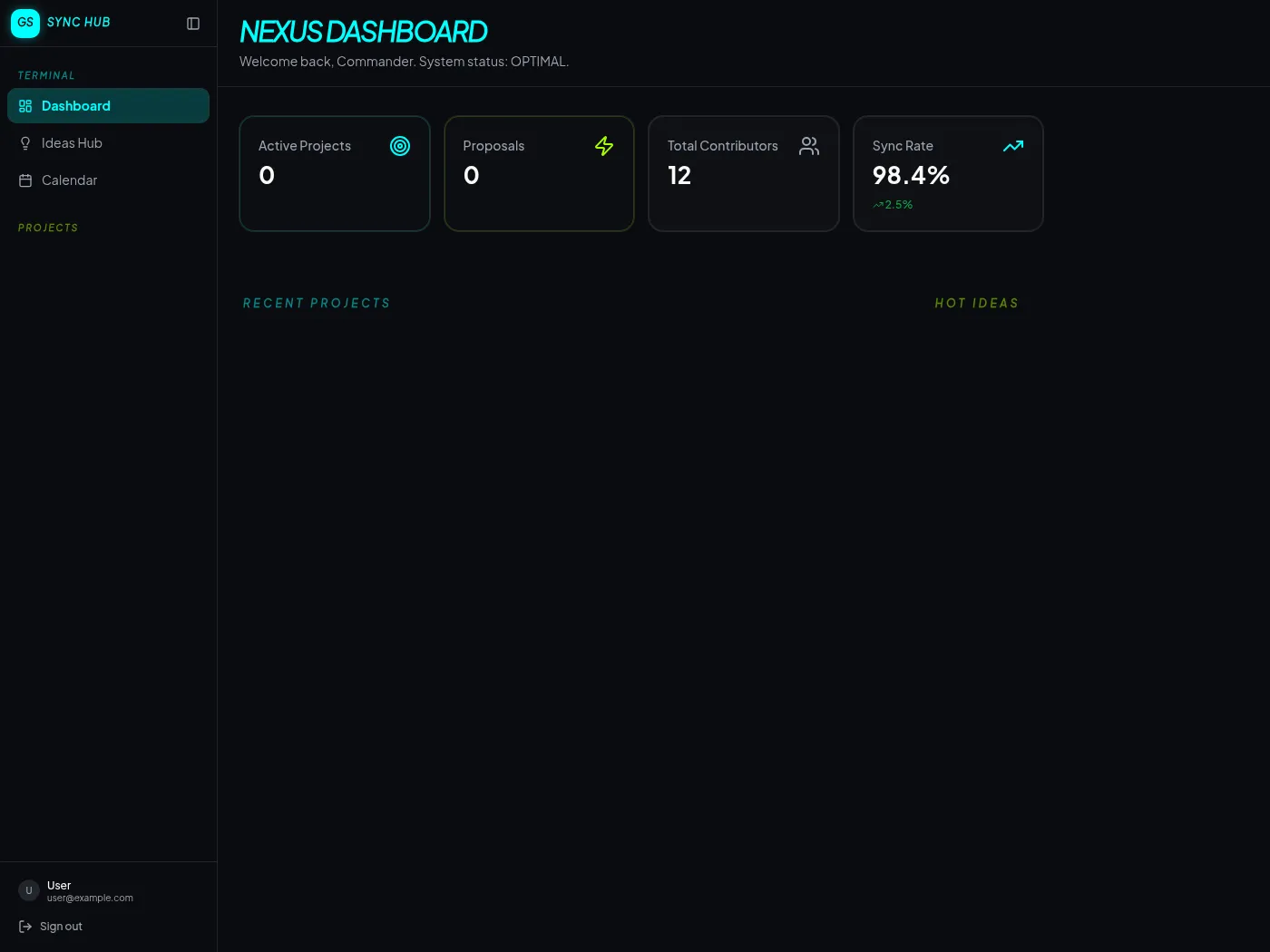 GameDev Sync Hub
