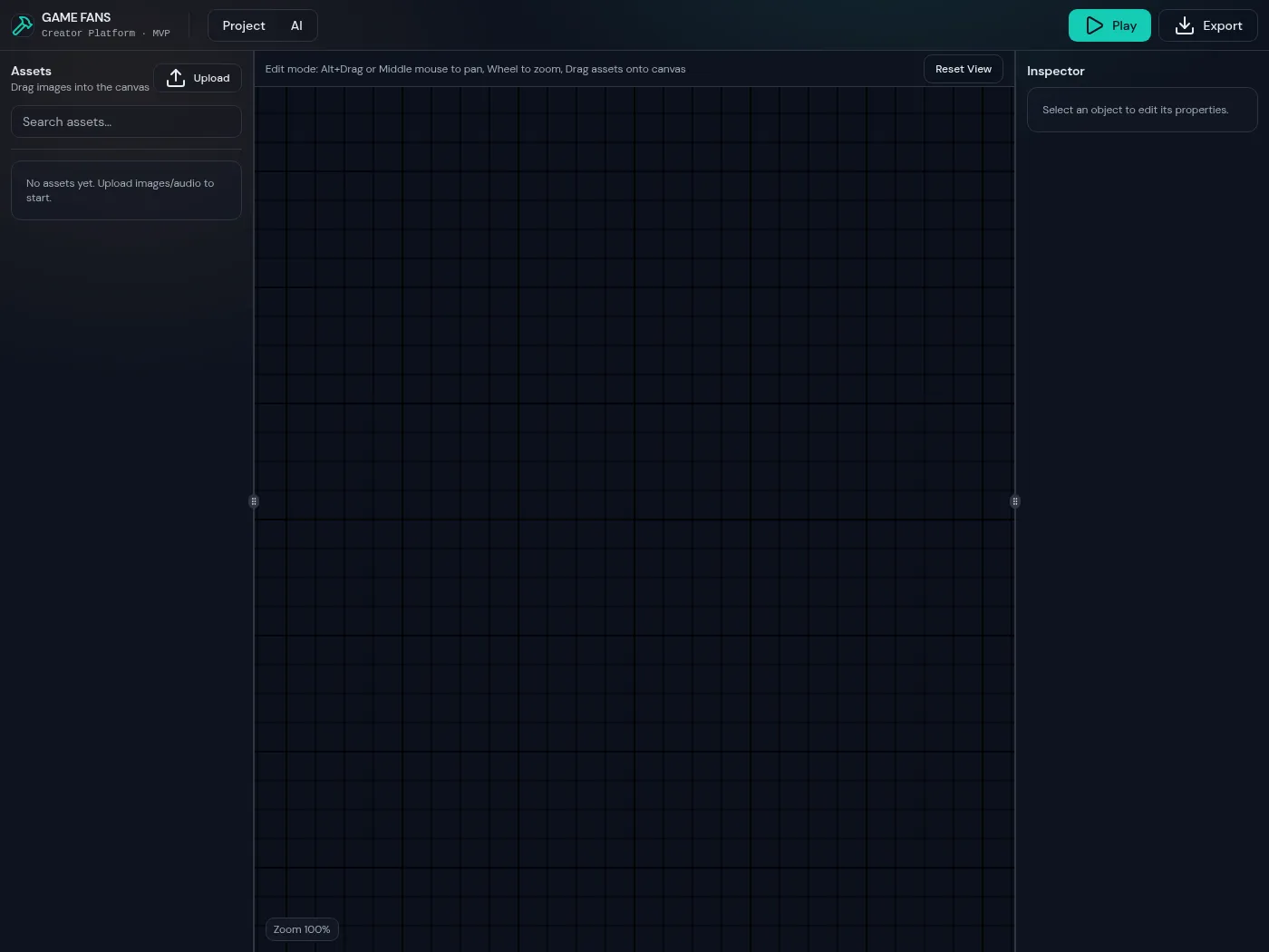 GameFans Creator Platform