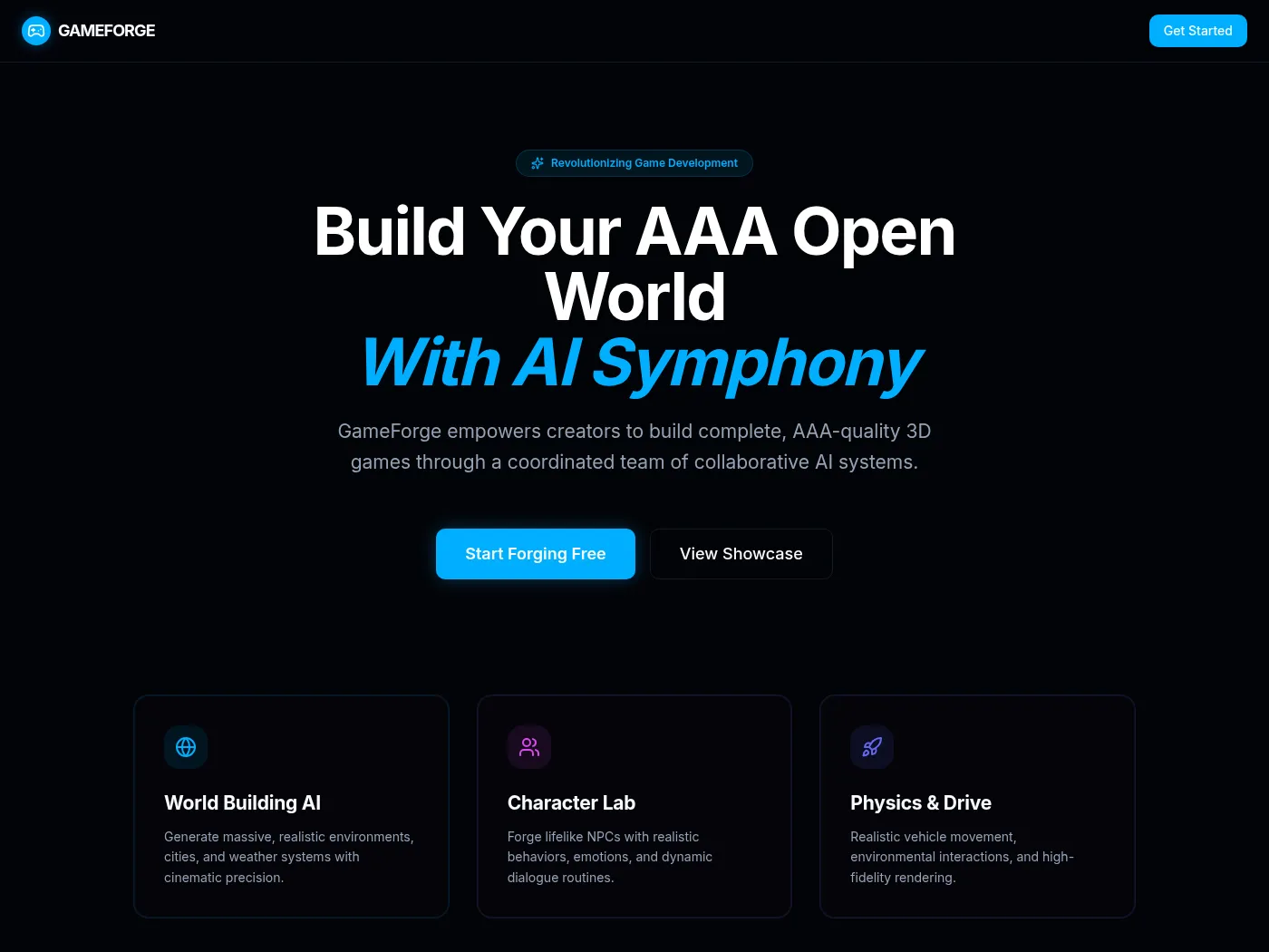 GameForge AI Studio