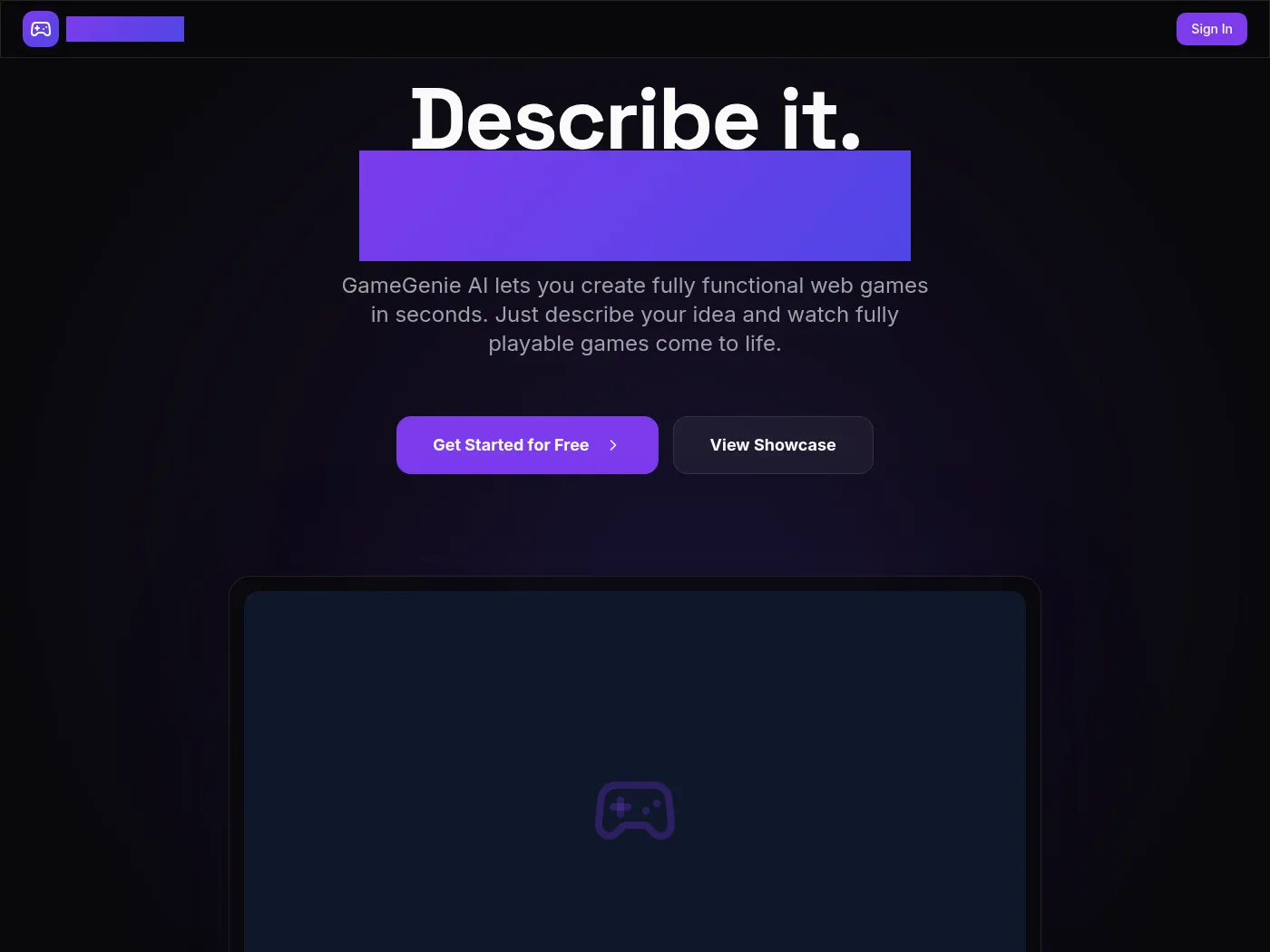 GameGenie AI