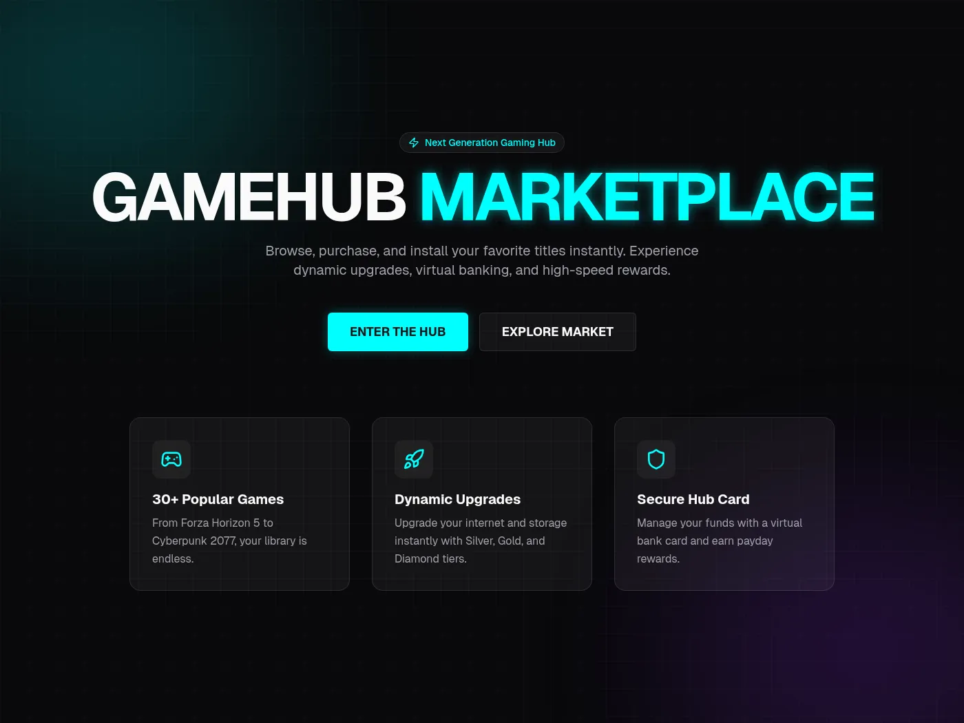 GameHub Marketplace