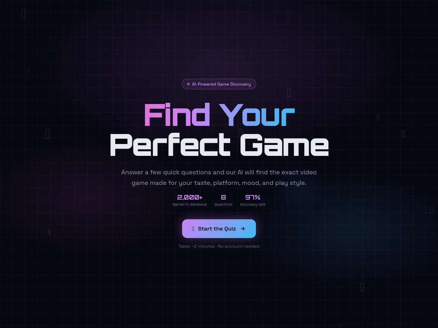 GameMatch Finder