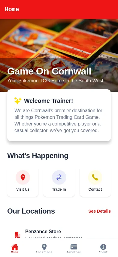 Game On Cornwall App