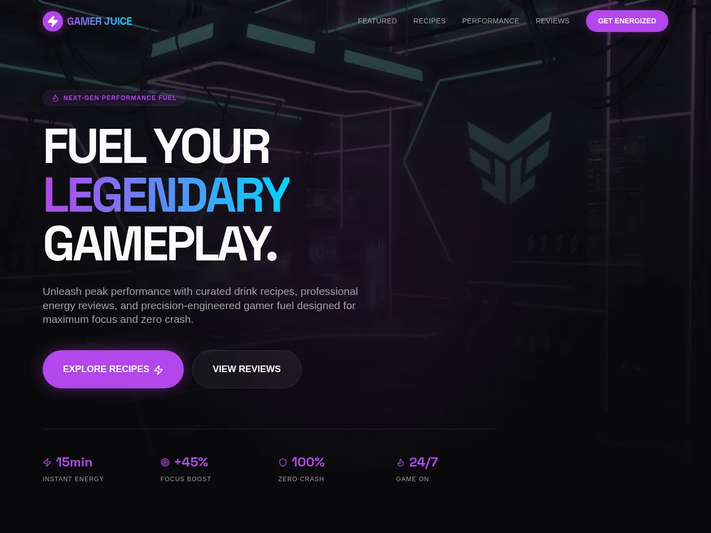 Gamer Juice Hub