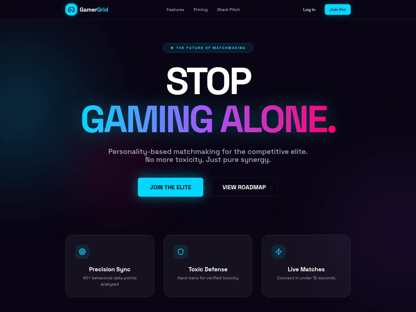 GamerGrid Matchmaking Platform