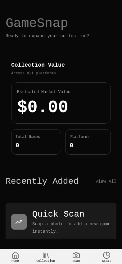 GameSnap Collector