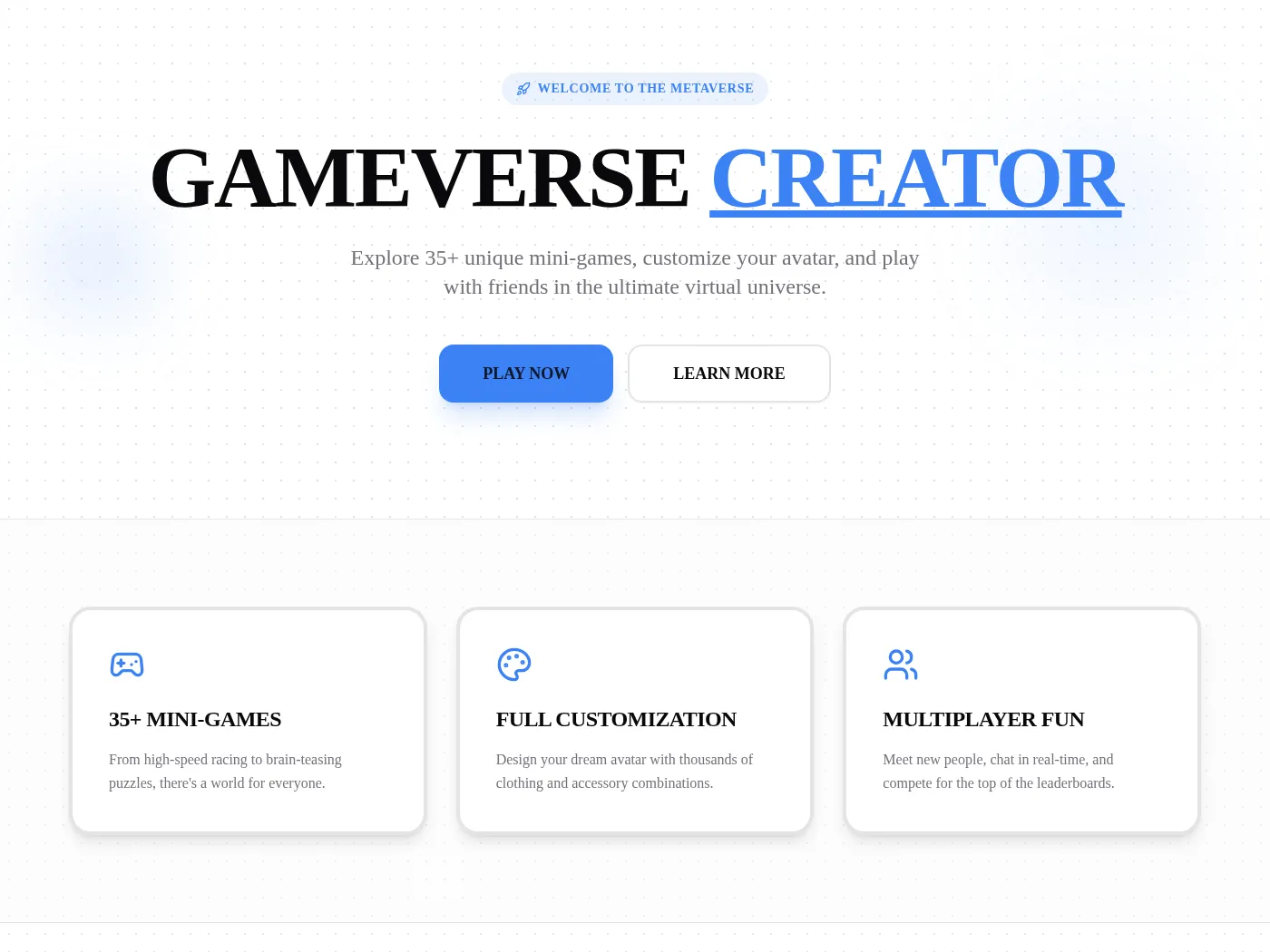 GameVerse Creator