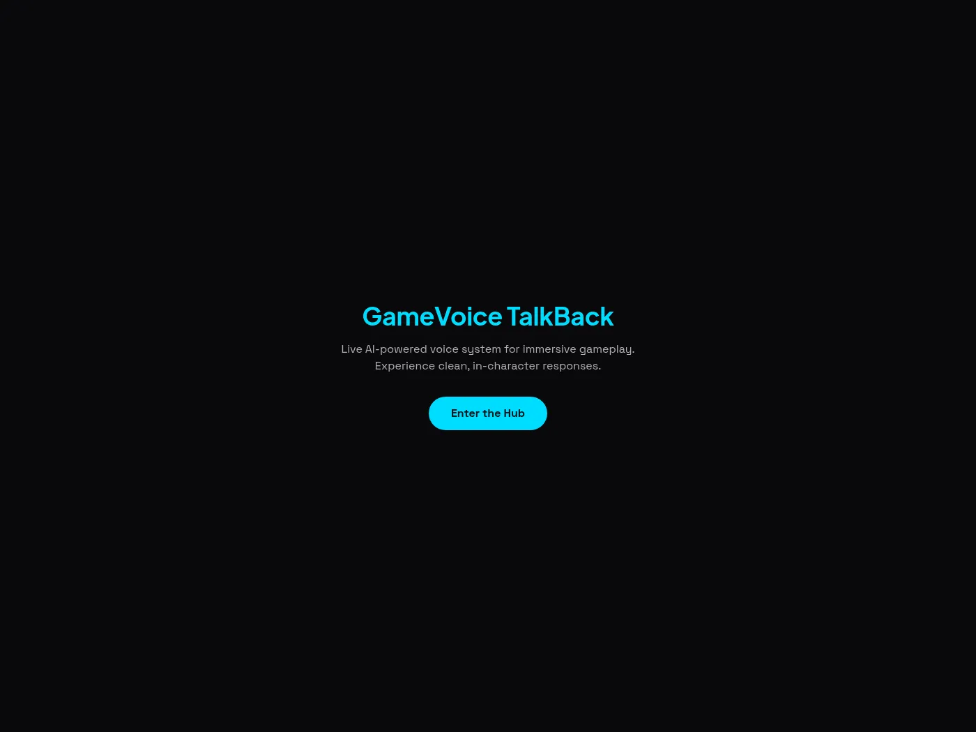 GameVoice TalkBack